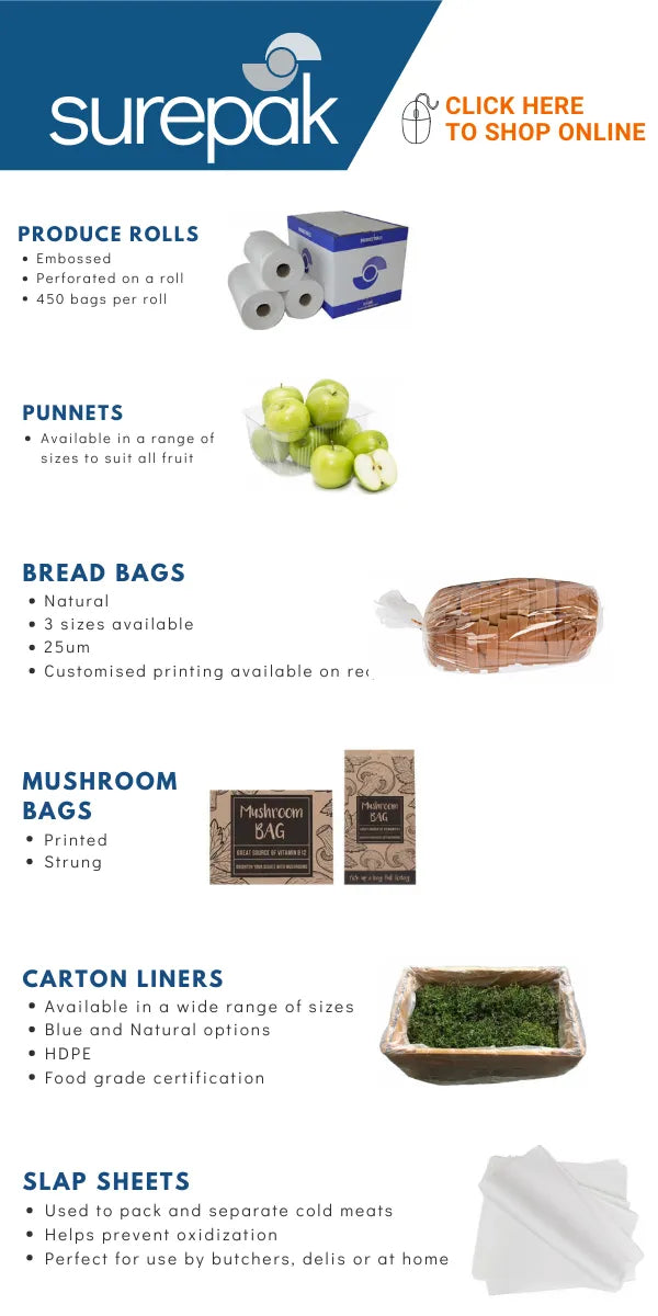 Check out our food packaging range | Surepak